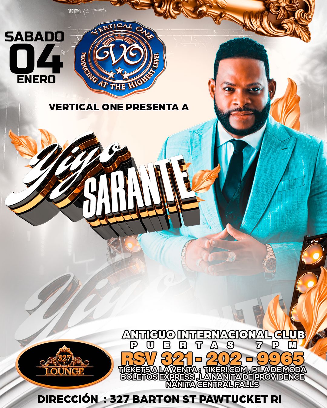 YIYO SARANTE en Concierto Tickets - BoletosExpress